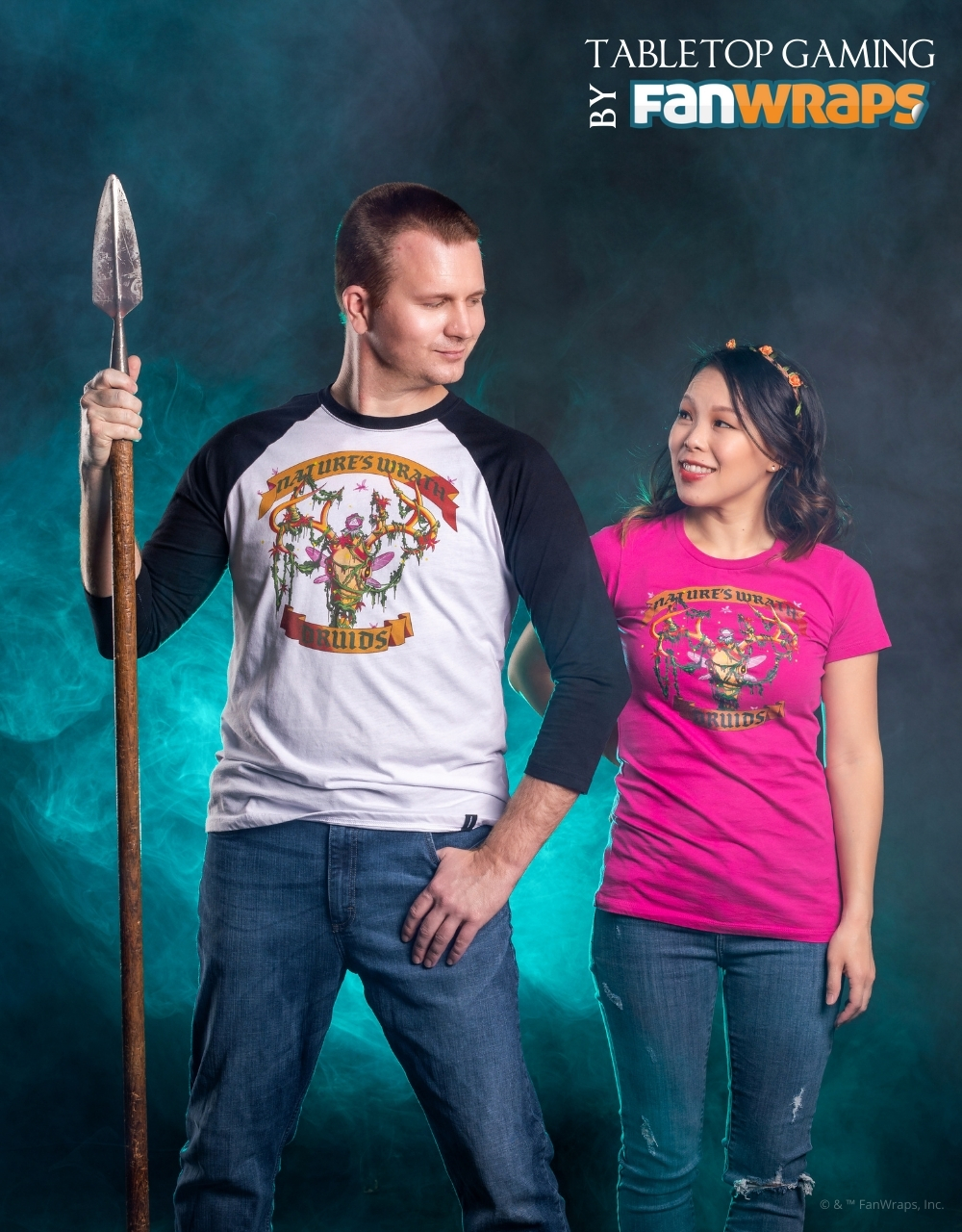 Rep your favorite class with FanWraps' new tabletop gaming tees