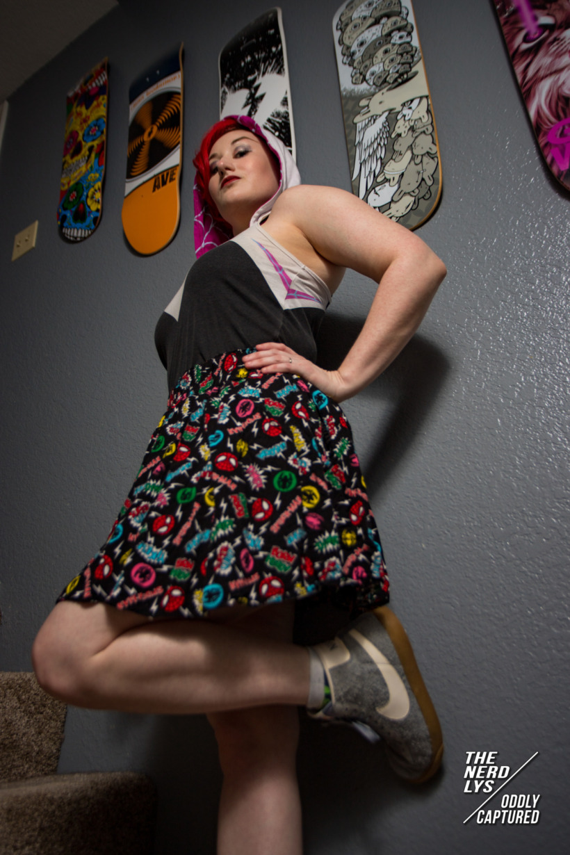 Style Profile: Cosplayer, model keeps looks comfy, casual