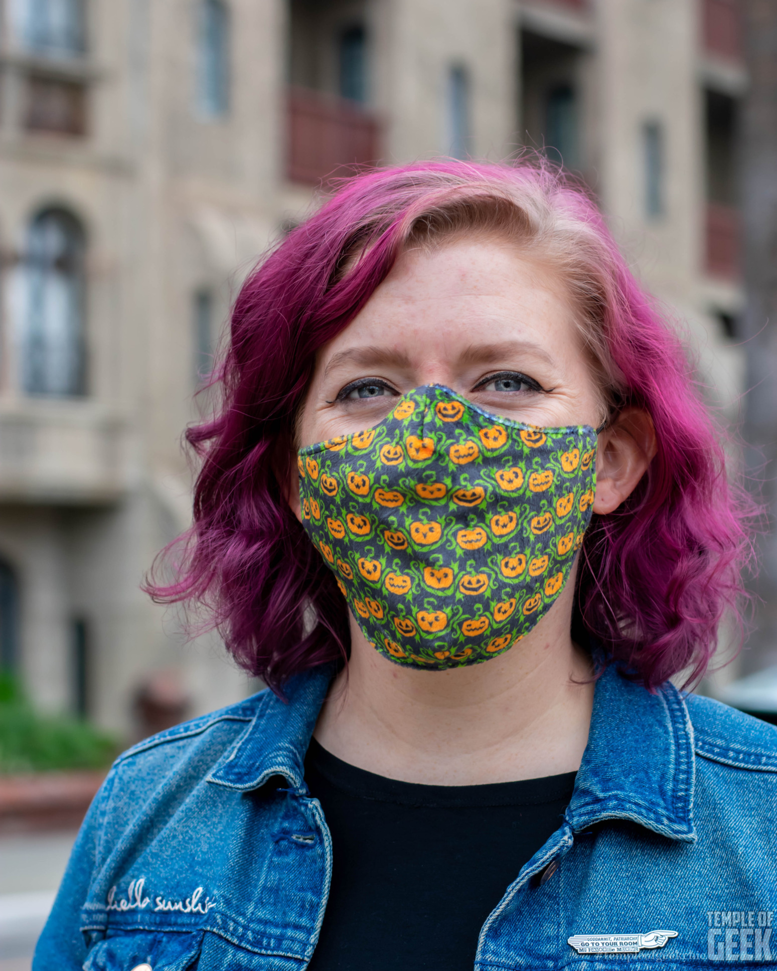 Halloween masks and leggings spice up spooky season