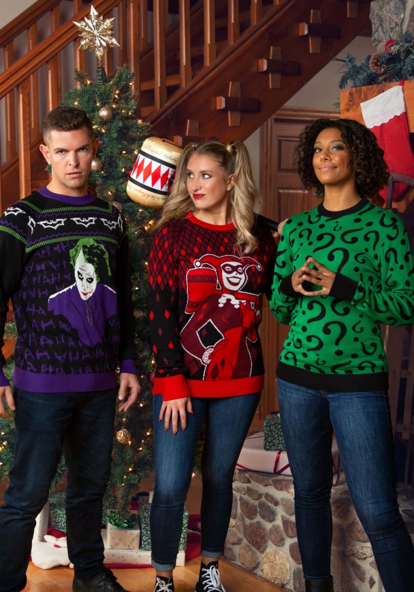 Fashion and cosplay rolled into one in these Geeky Christmas Sweaters