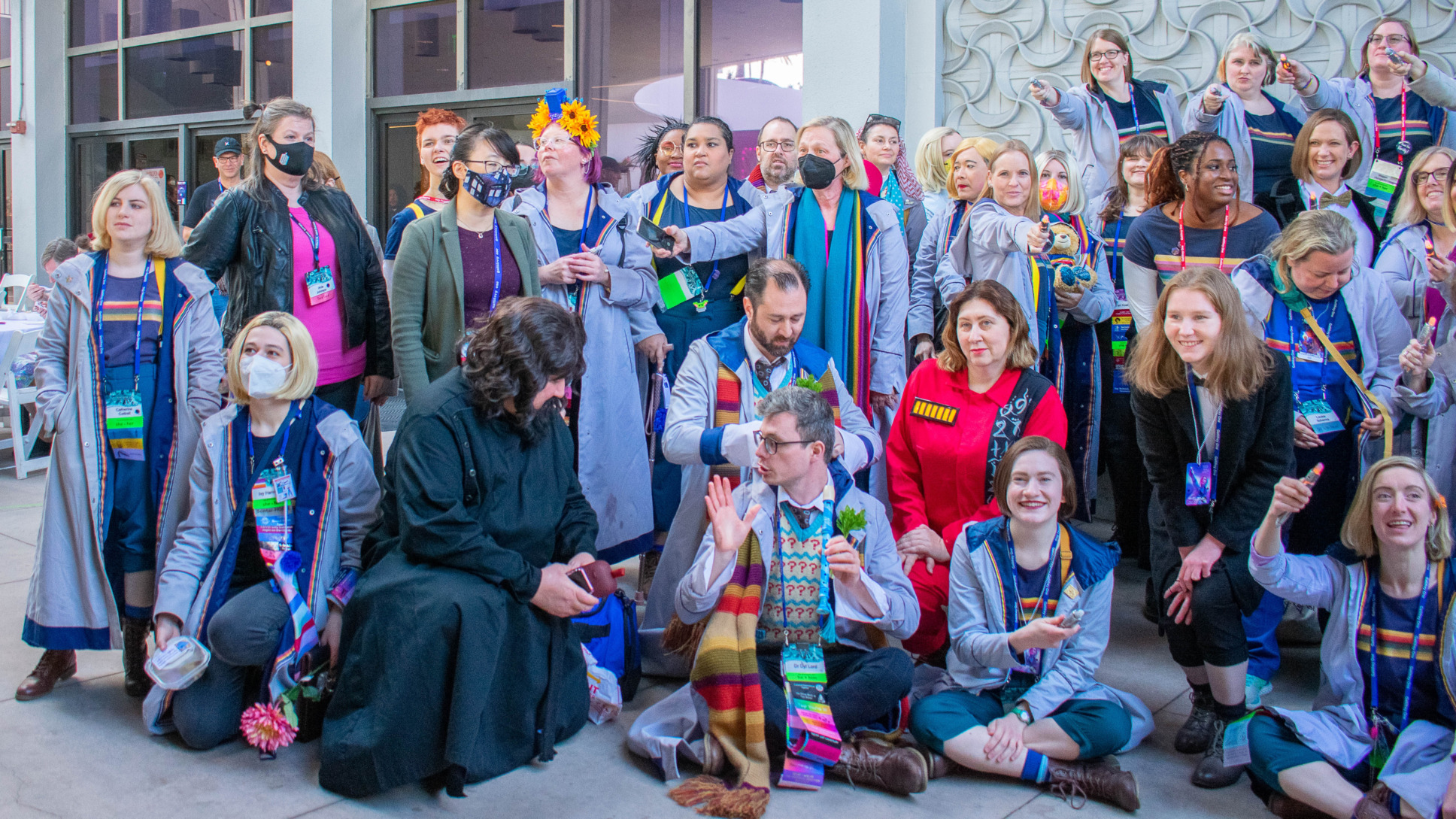 "Doctor Who" 13th Doctor Cosplay Meetup at Gallifrey One 2023