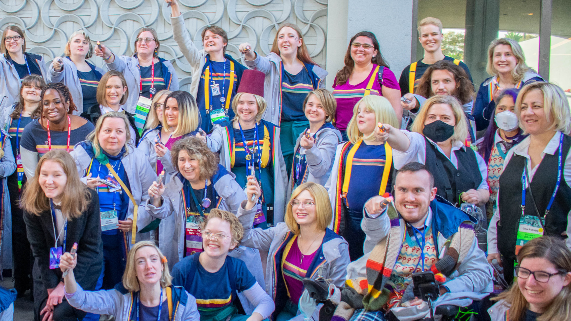 "Doctor Who" 13th Doctor Cosplay Meetup at Gallifrey One 2023