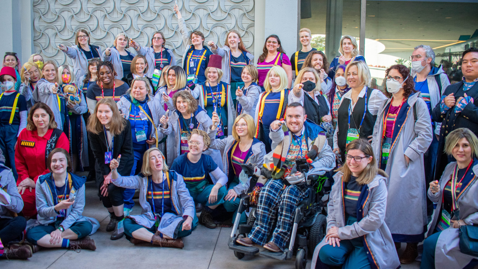 "Doctor Who" 13th Doctor Cosplay Meetup at Gallifrey One 2023