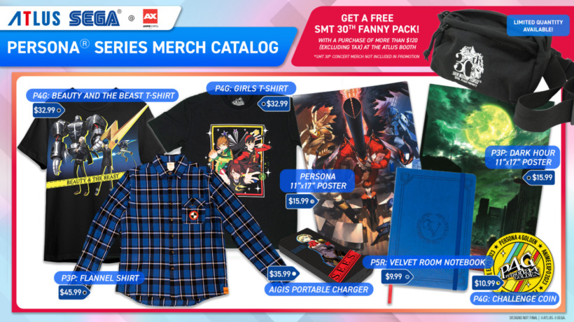 Persona 3 Reload and Persona 5 Tactica Panels at Anime Expo