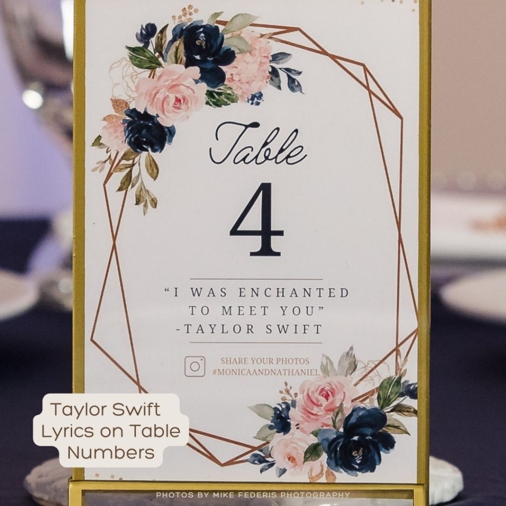 Taylor Swift-Themed Wedding Ideas